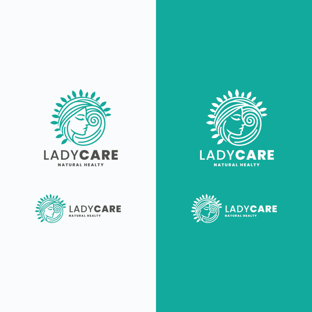 Lady Care Beauty Logo - MasterBundles