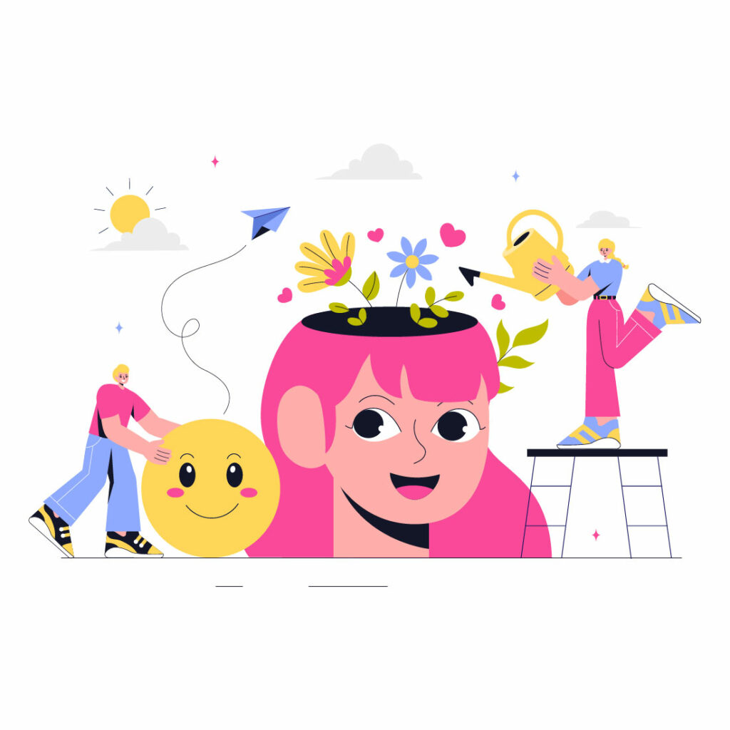 9 Mental Health Awareness Illustration - MasterBundles