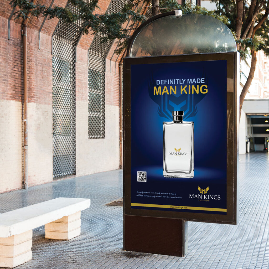 LUXURY PERFUME POSTER DESIGN MAN KINGS - MasterBundles