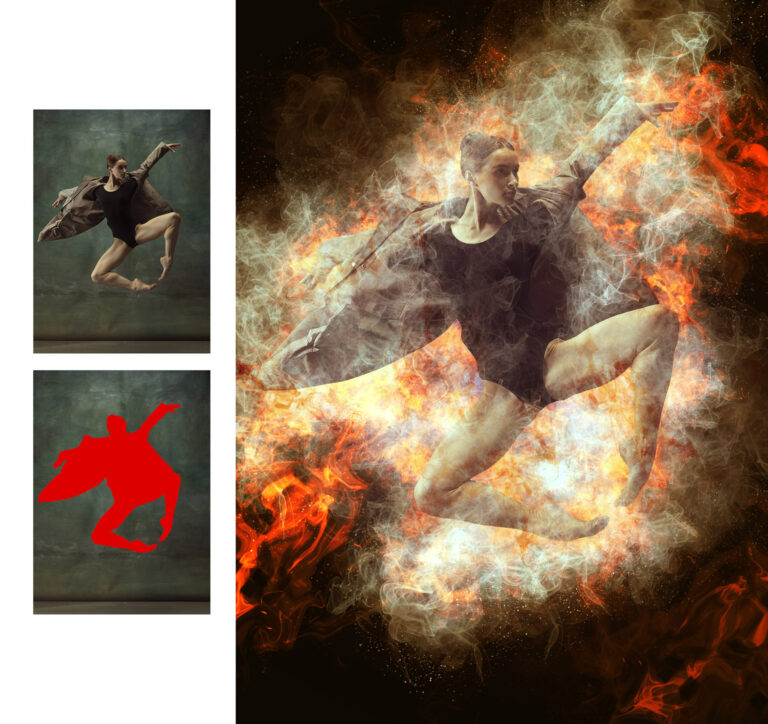 Real Fire & Smoke Photoshop Action - MasterBundles