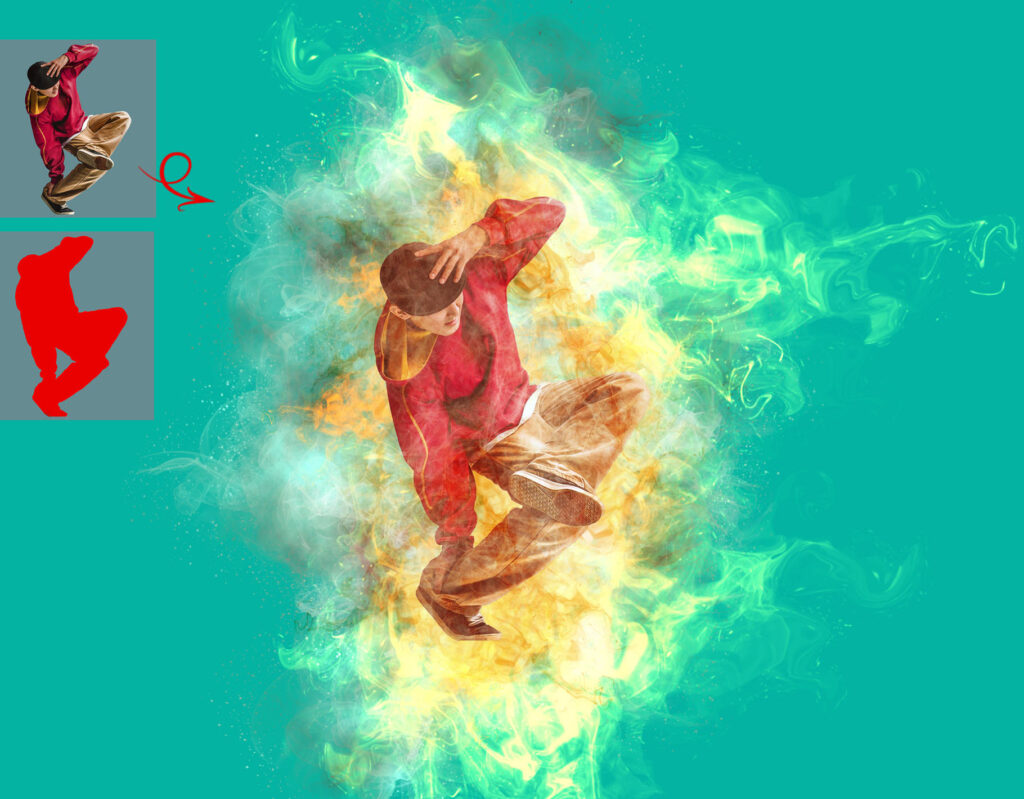 Real Fire & Smoke Photoshop Action - MasterBundles