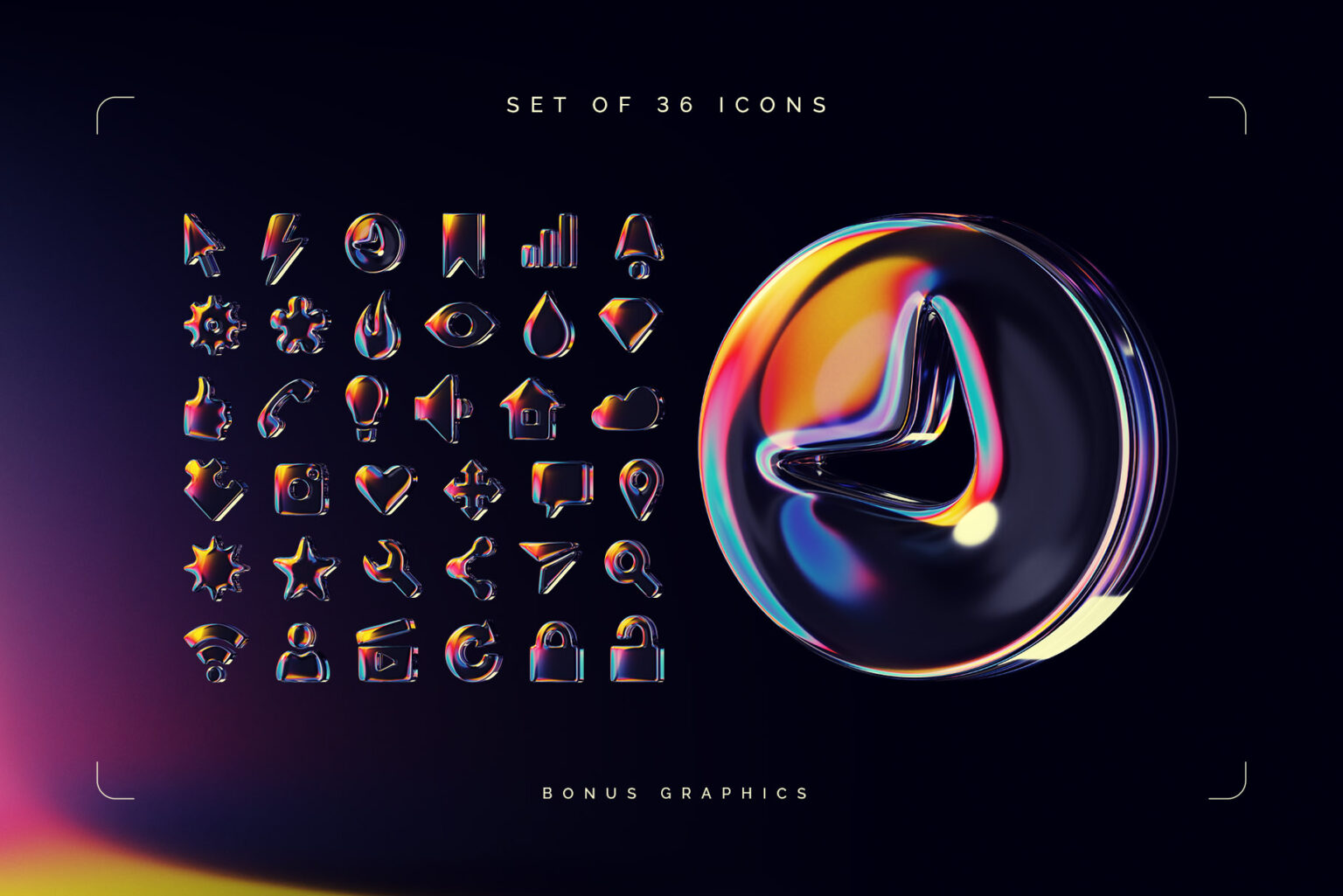 Refraction Ray - Color Bitmap Font - MasterBundles