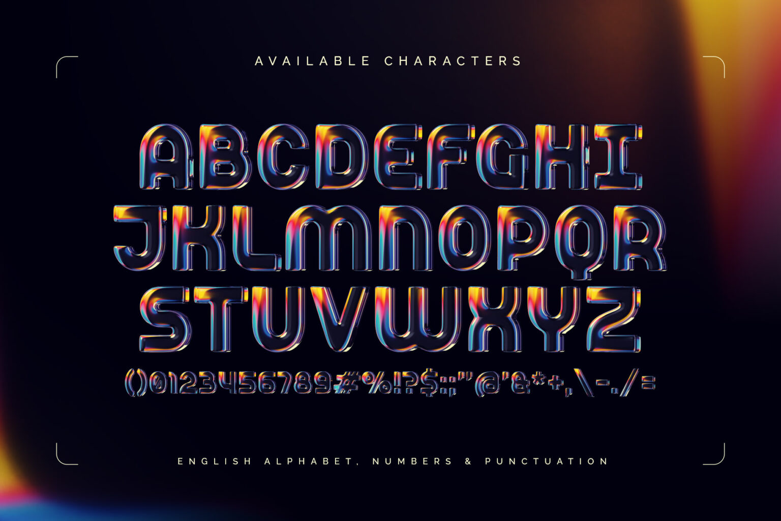 Refraction Ray - Color Bitmap Font - MasterBundles