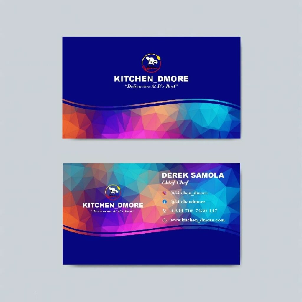 Chef's Business Card Design - MasterBundles