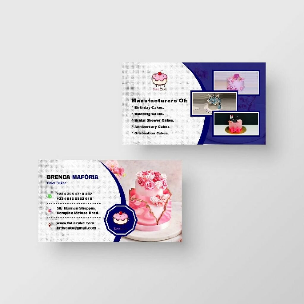 Baker Business Card Design - MasterBundles