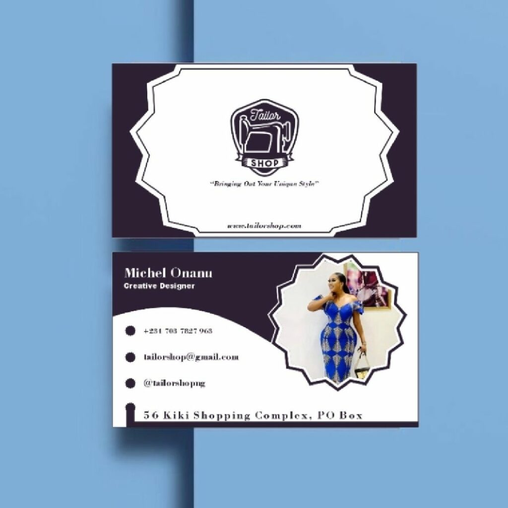 Tailoring Business Card Design - MasterBundles