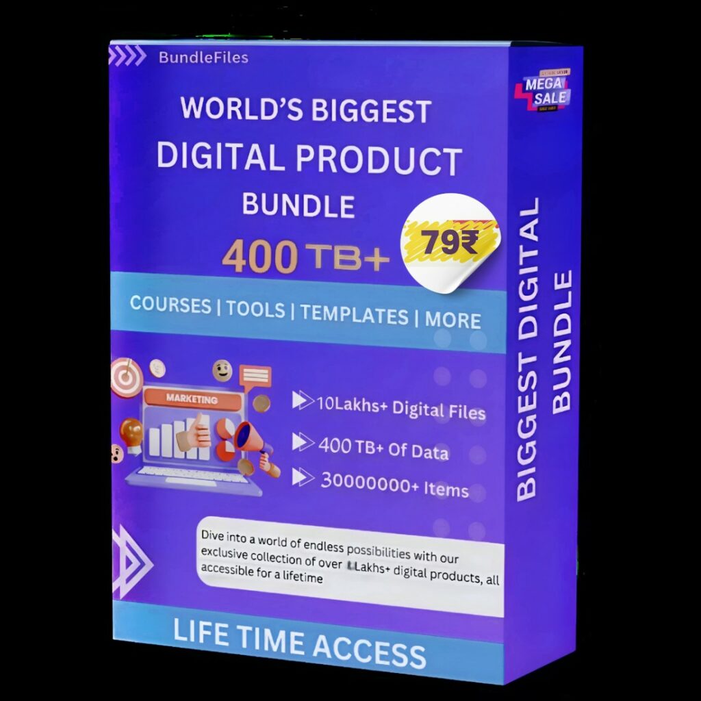 400+TB Digital Products Bundle Resell Right Mega All In One Digital ...
