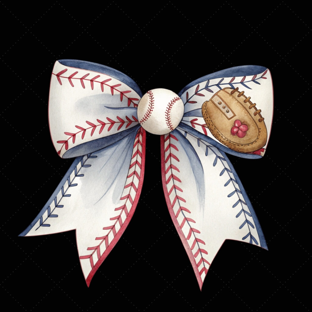 Baseball Mom Coquette Bow Clipart, baseball mom bow, coquette bow ...