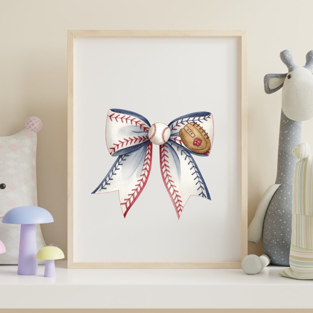 Baseball Mom Coquette Bow Clipart, baseball mom bow, coquette bow ...