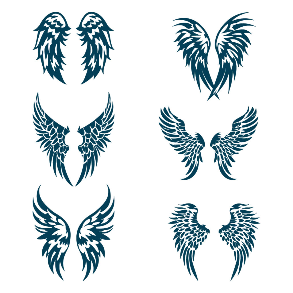 Collection of Angel Wings Designs - MasterBundles