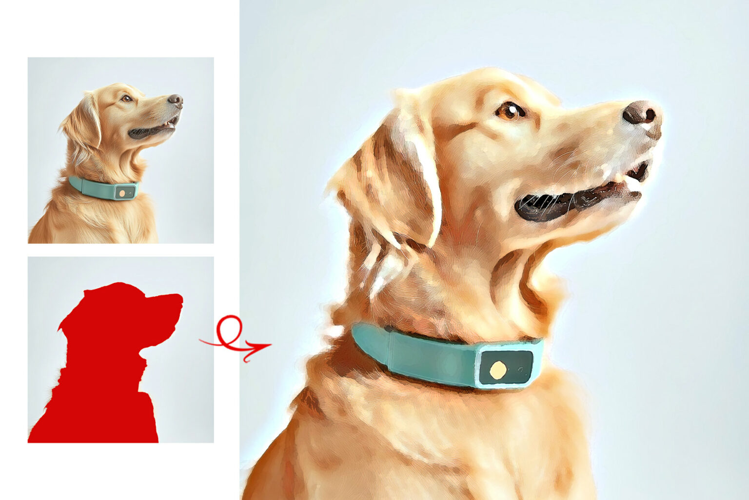 Animal Watercolor Paint Photo Effect - MasterBundles