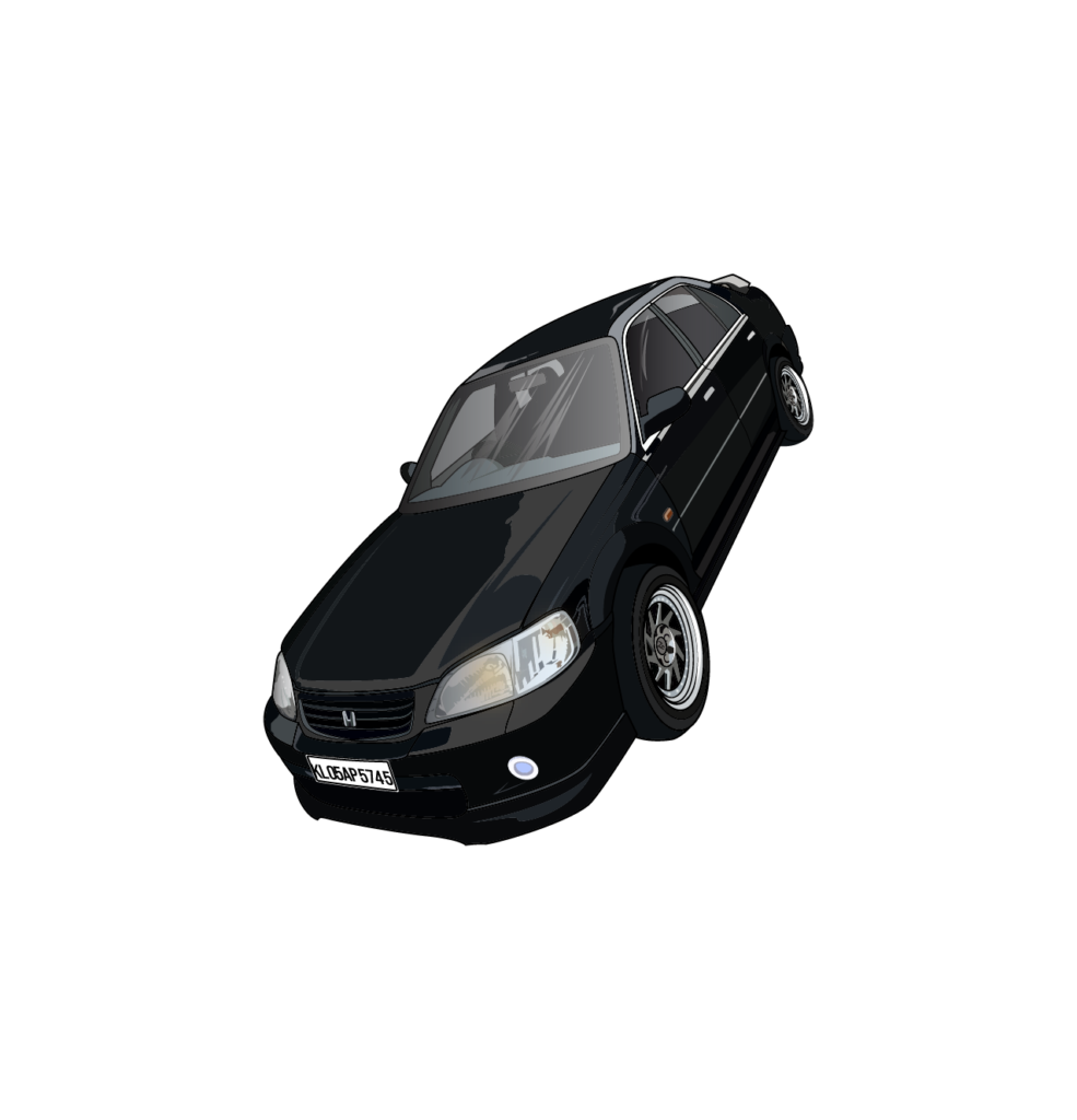 Honda city Vector - MasterBundles