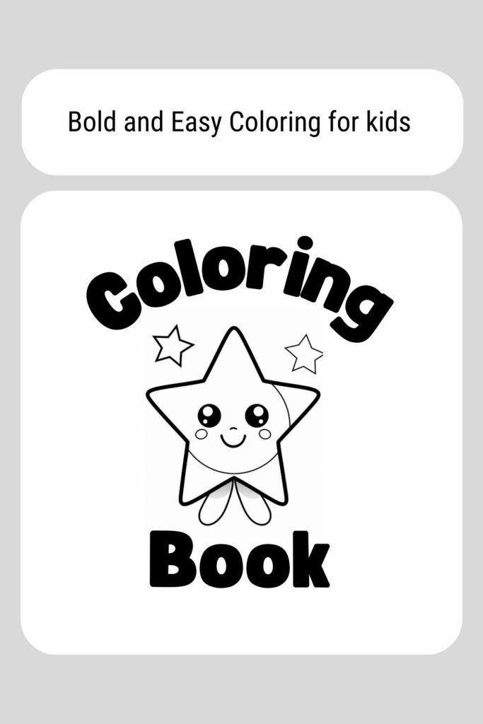 Bold and Easy Coloring for kids Pages 290 - MasterBundles