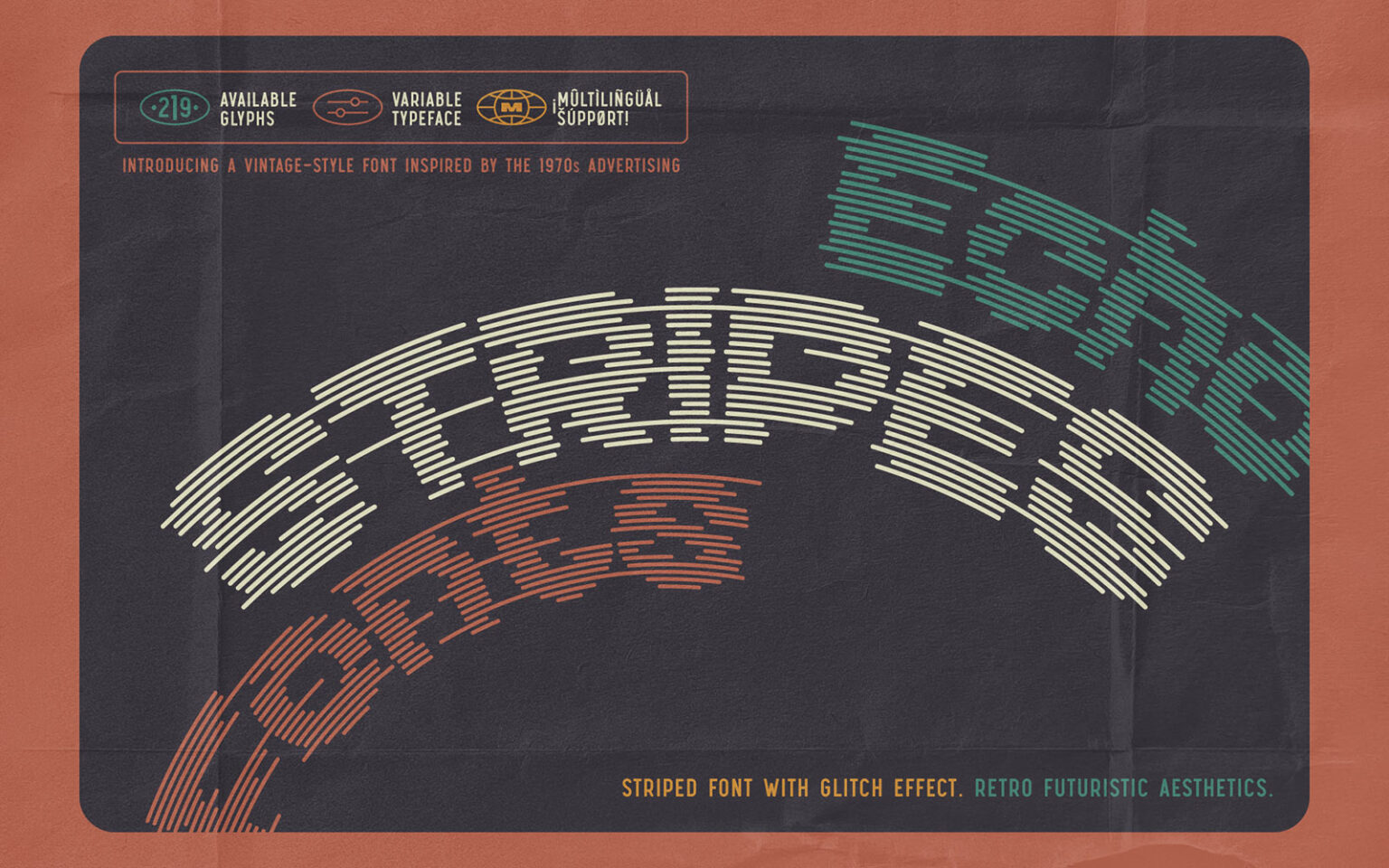 Echo Stripes - Variable Font Set - MasterBundles