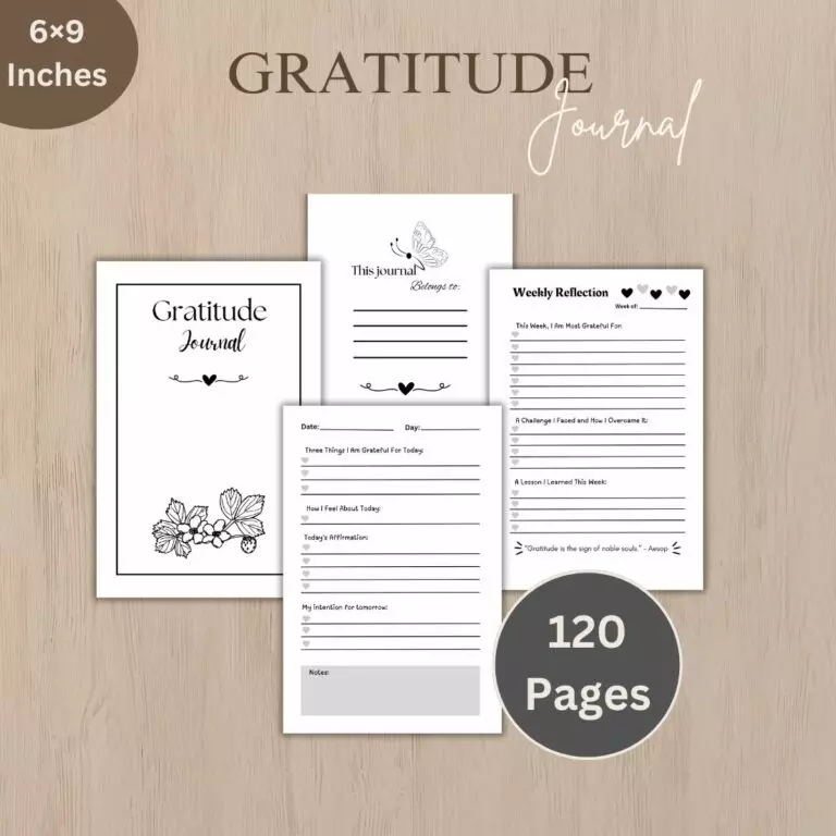 Gratitude Journal for Kids | MasterBundles