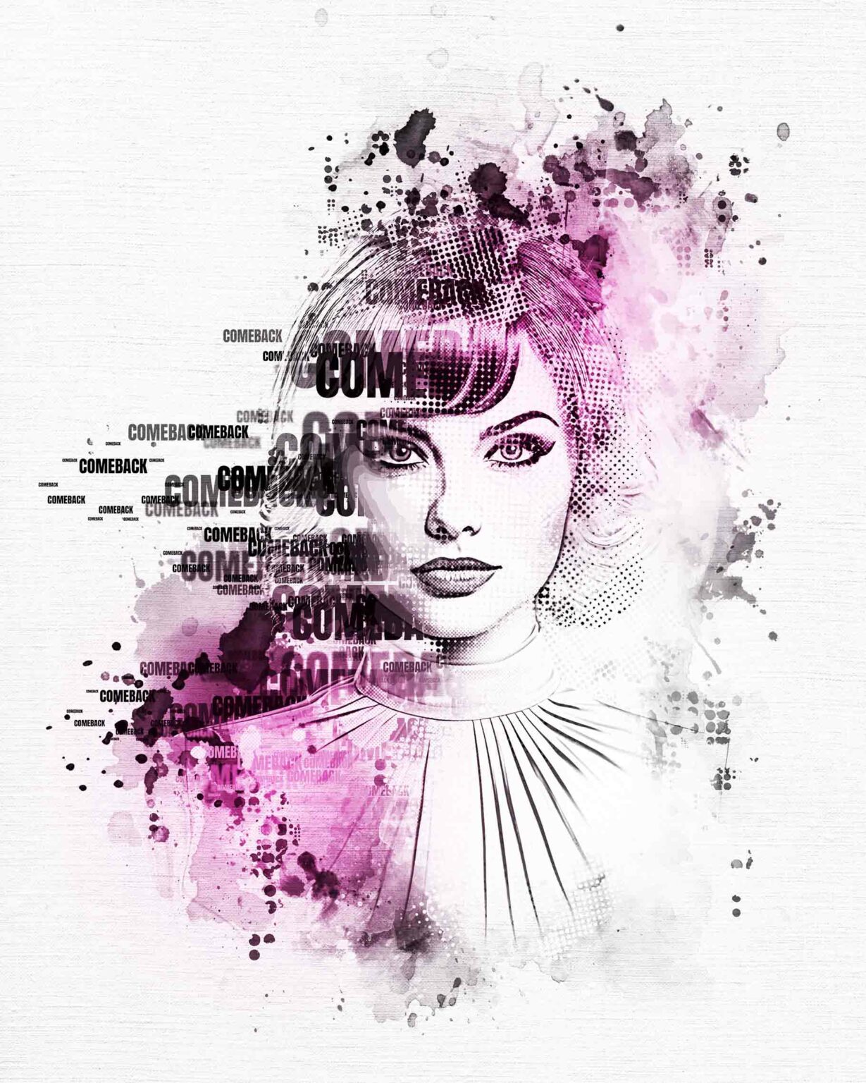 Highlight Text Portrait Photo Effect - MasterBundles