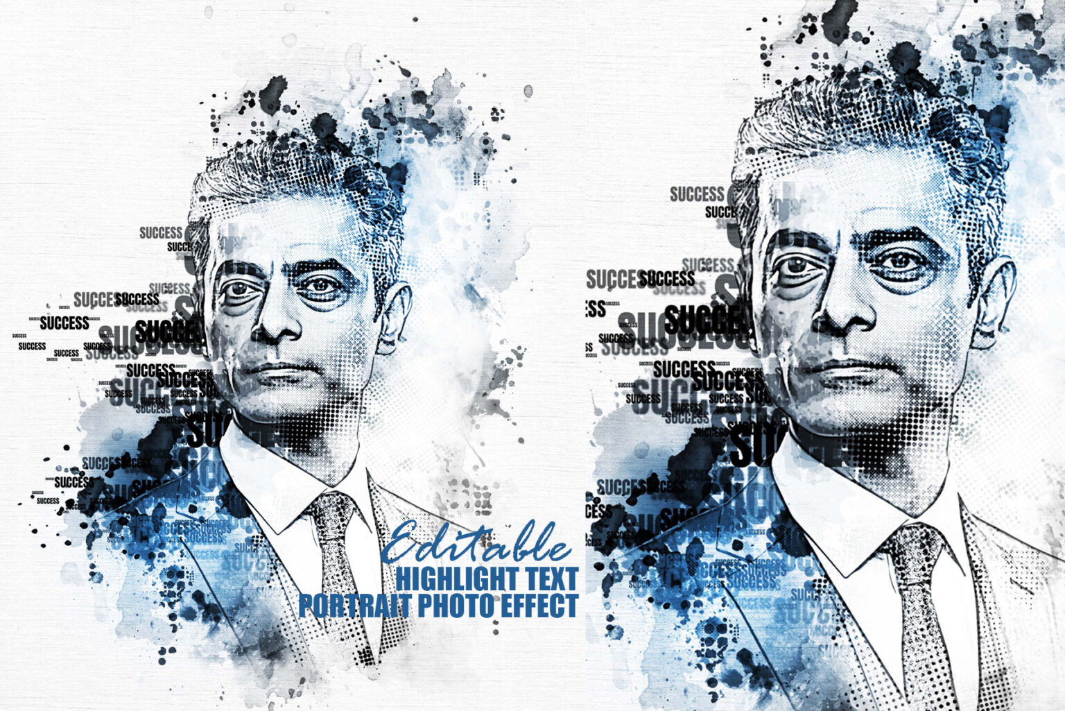 Highlight Text Portrait Photo Effect - MasterBundles