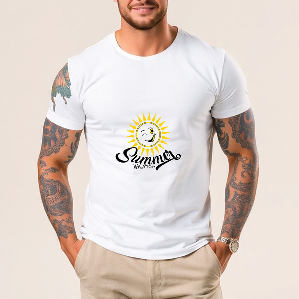 Winking Sun Summer Vacation Vector Design - MasterBundles