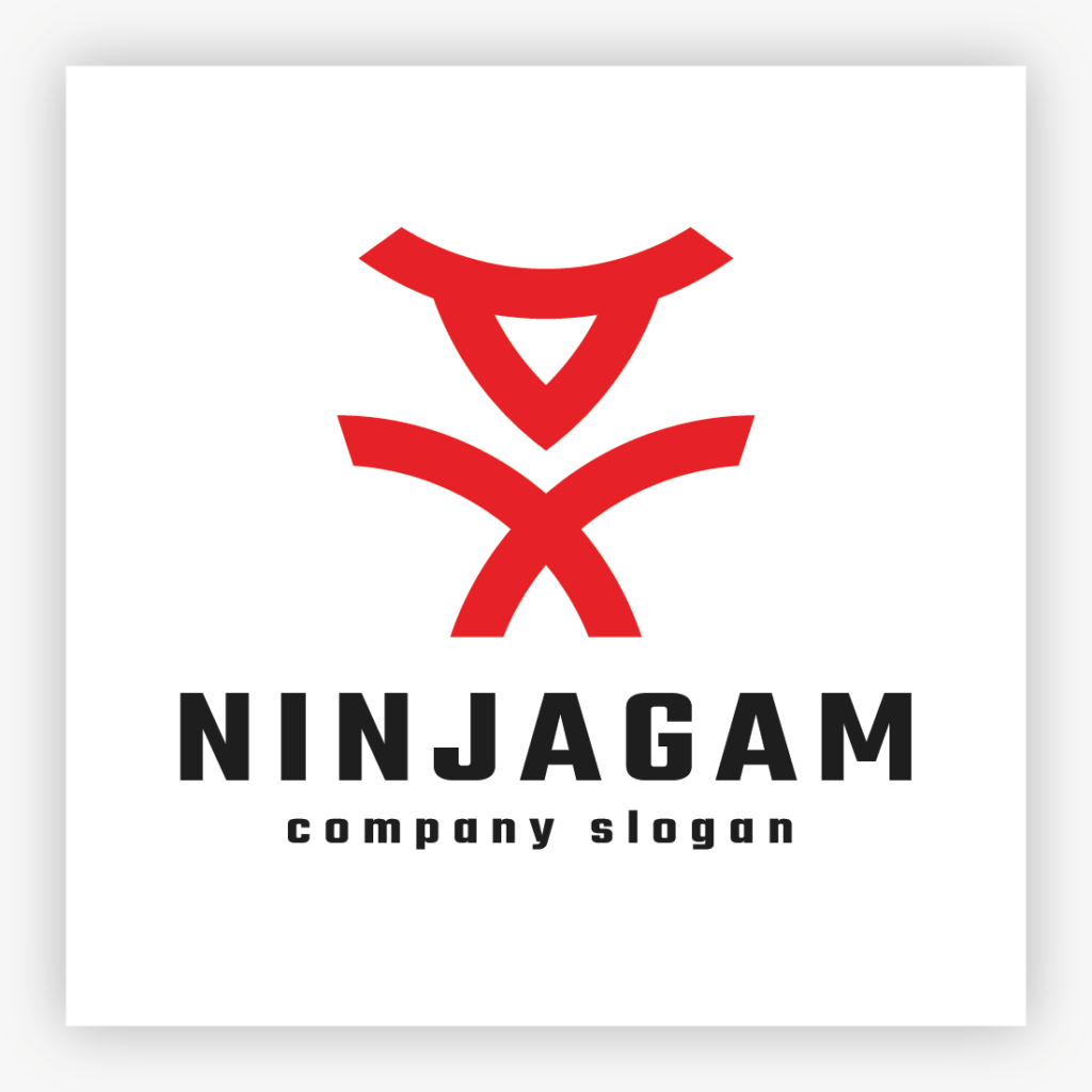 Ninja Gamer Logo - MasterBundles