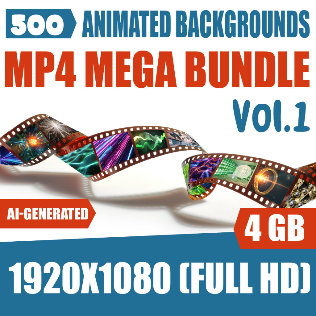 500 Animated Video Backgrounds & Design Elements VOL. 1 – MP4 Mega ...