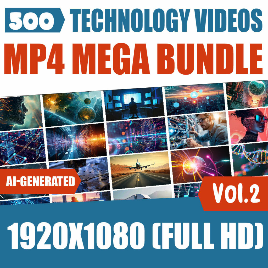 500 Animated Technology Videos Vol. 2 – MP4 Mega Bundle (1920×1080 | 4 ...