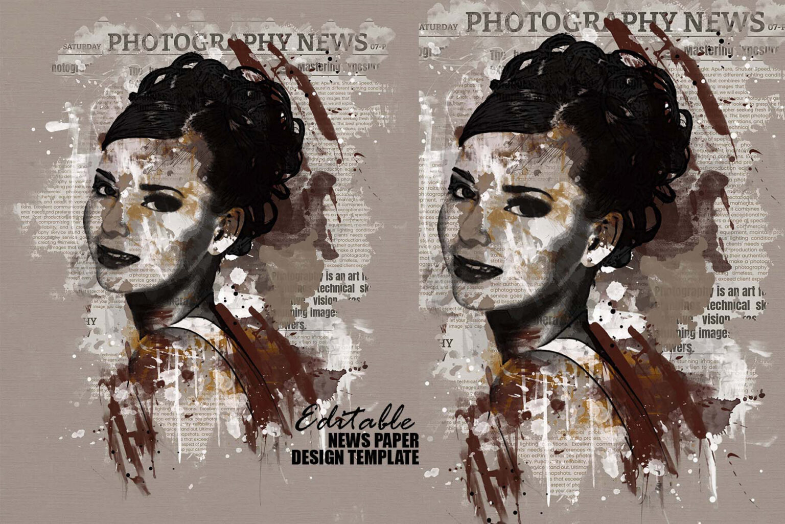 News Paper Design Template - MasterBundles