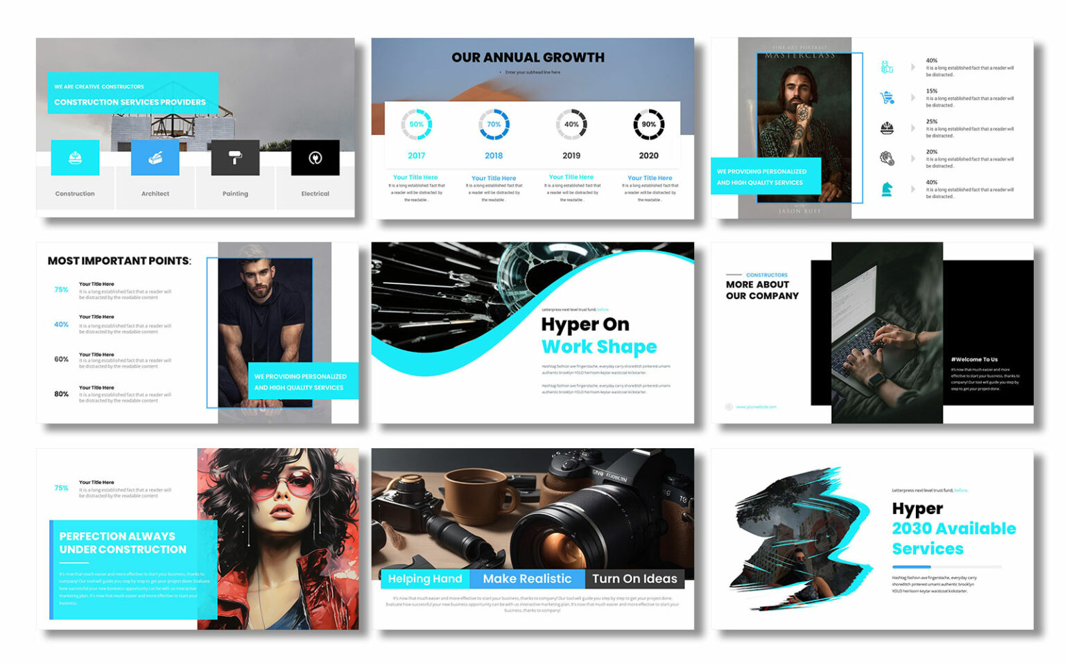 Business Strategy Bundle Presentation Template - MasterBundles