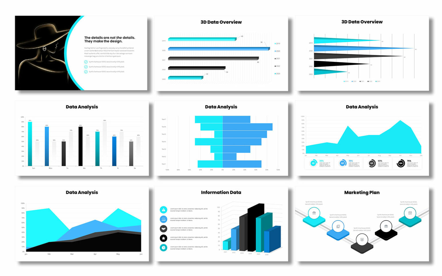 Business Strategy Bundle Presentation Template - MasterBundles