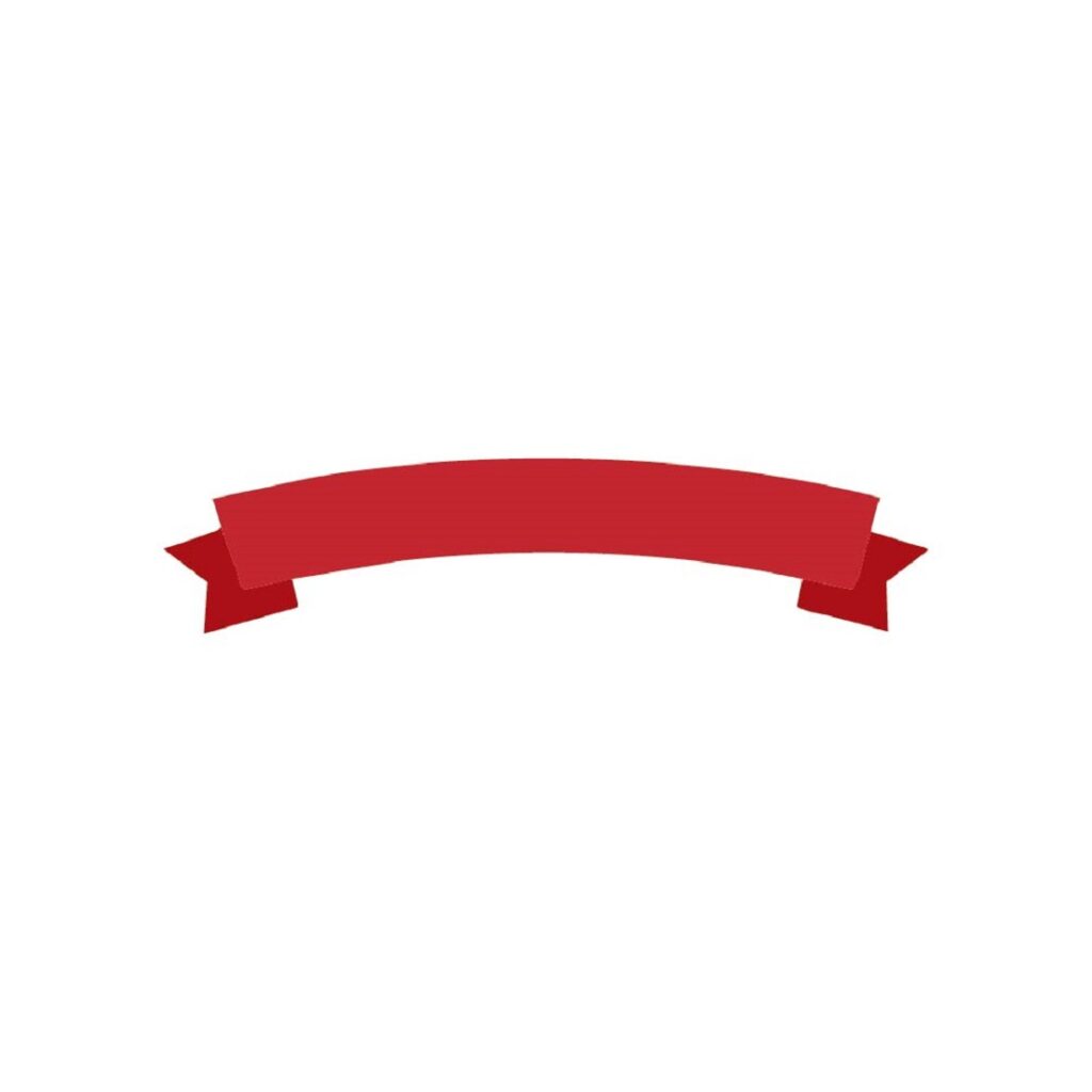 Red Ribbon Banner Vector Set. Flat Red Ribbon Banner Pack. - MasterBundles