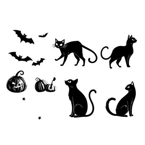 Cat vectors are digital images of cats created using mathematical ...