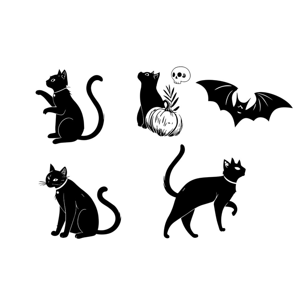 Cat vectors are digital images of cats created using mathematical ...