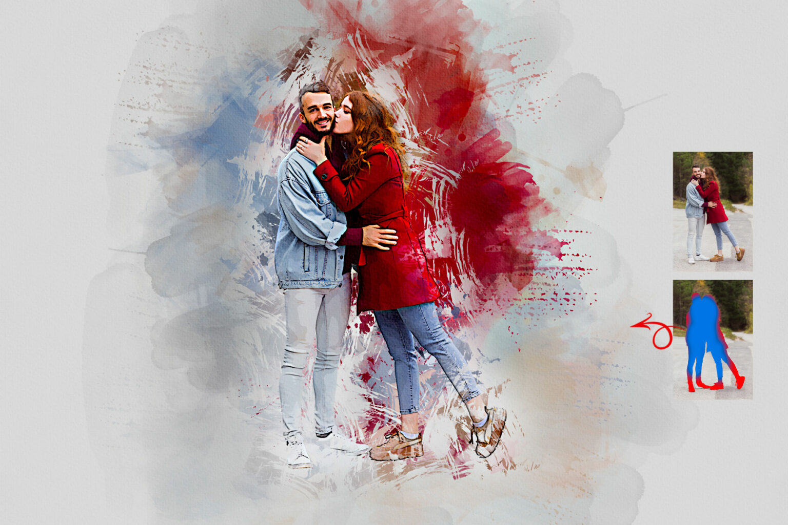 Artistic Paint Photo Effect Action - MasterBundles