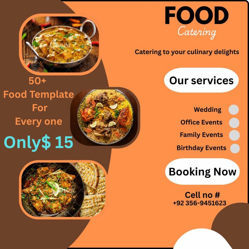 50+ food template and design for everyone only $15 - MasterBundles