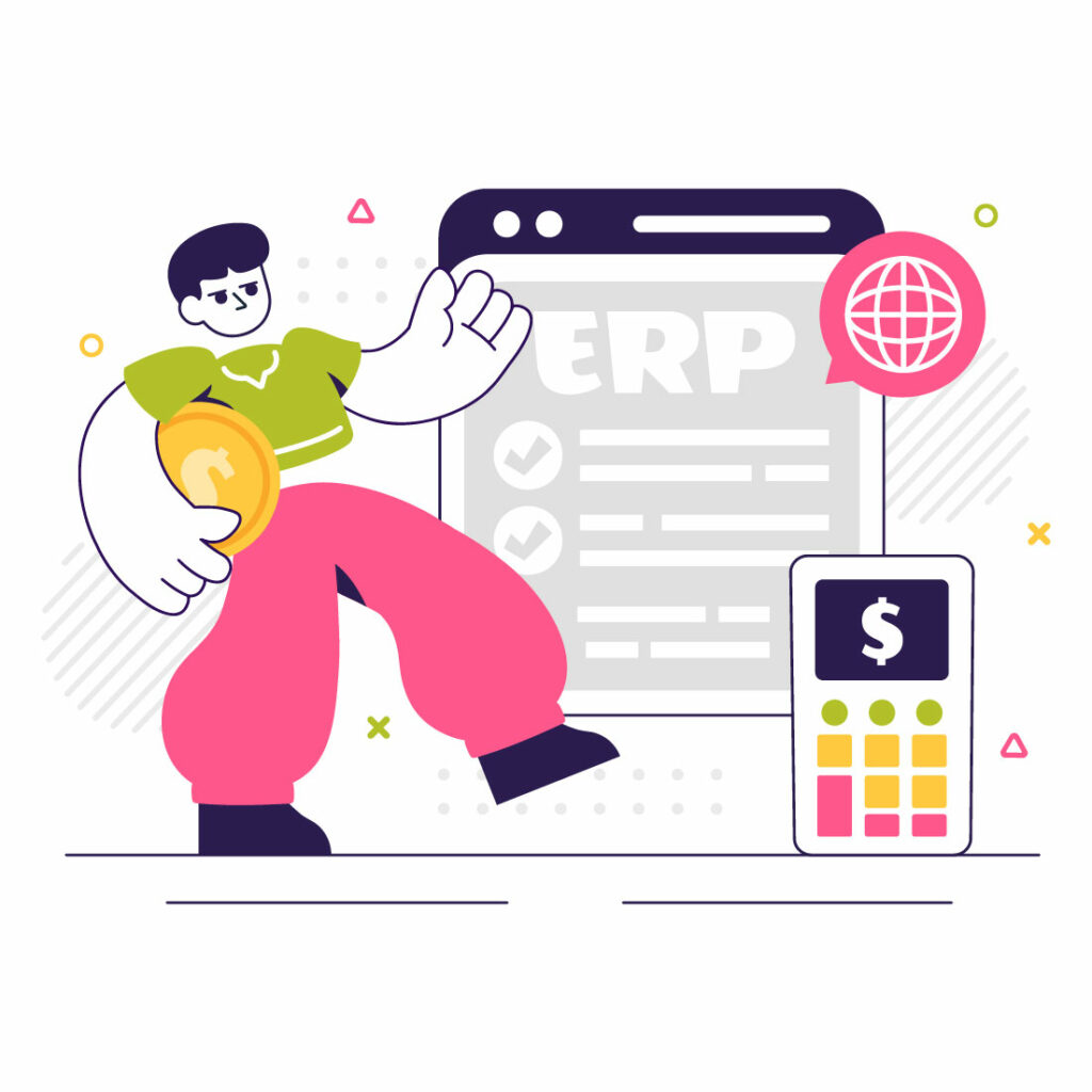 10 ERP Software System Illustration - MasterBundles