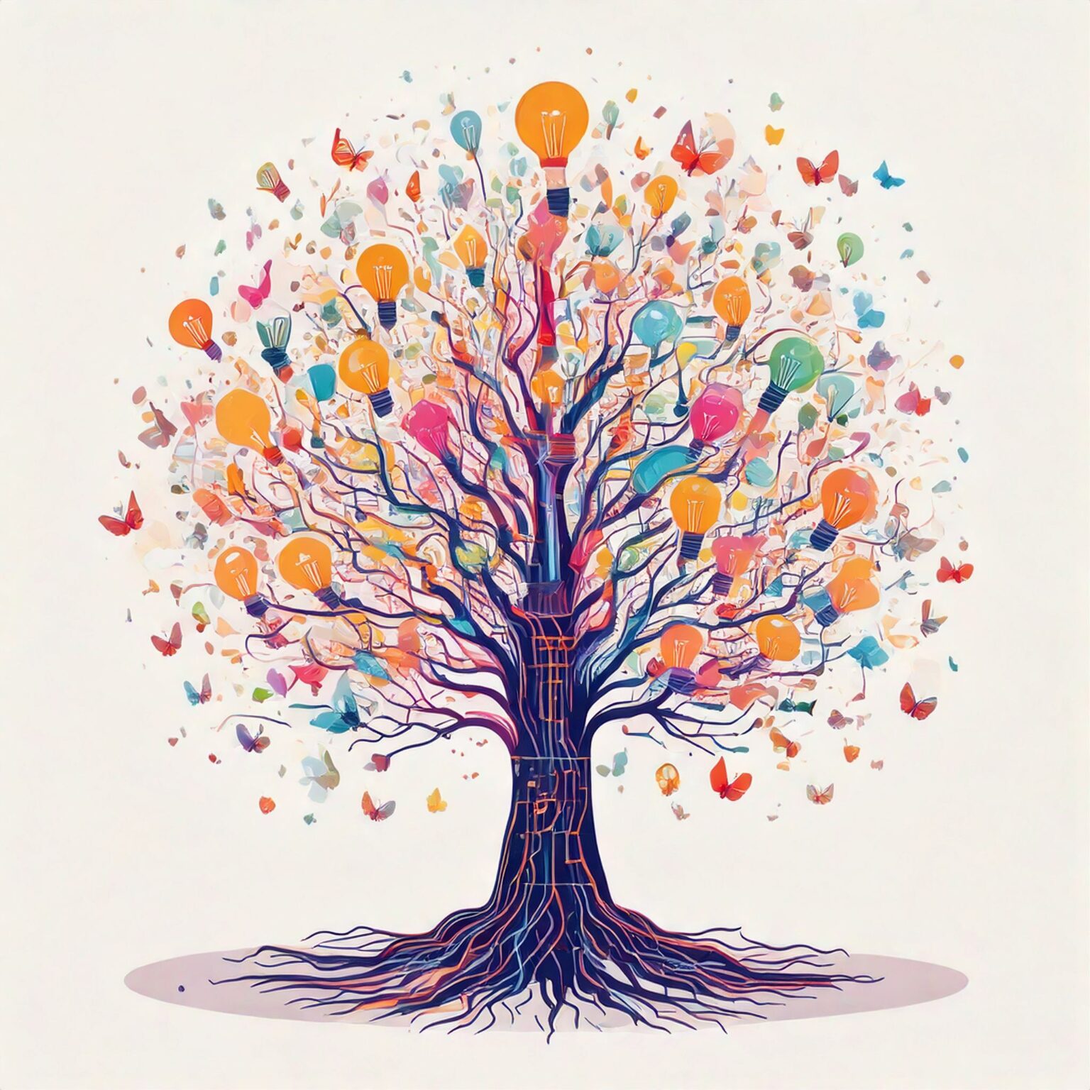 Human Brain Tree Crown Concept – Surreal Nature-Inspired Artwork ...