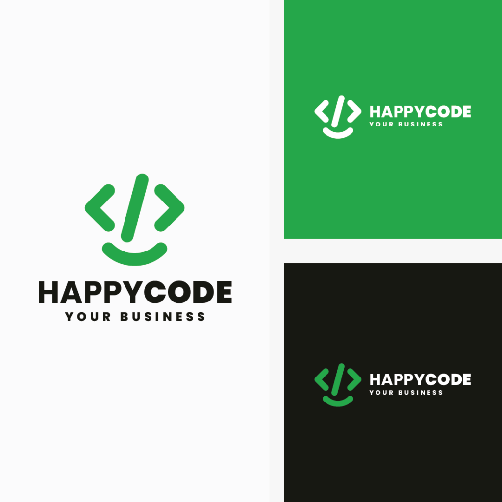 Happy Code Logo - MasterBundles