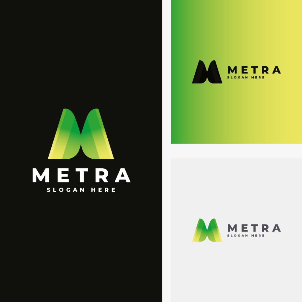 Metra Letter M Logo - MasterBundles