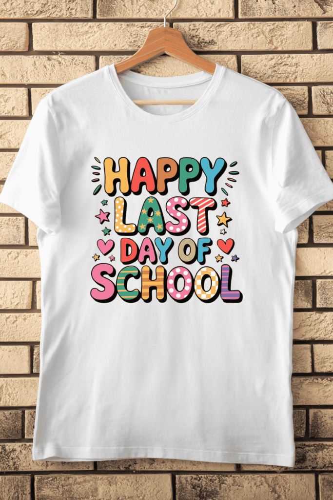 End of School Year T-Shirt Design - MasterBundles