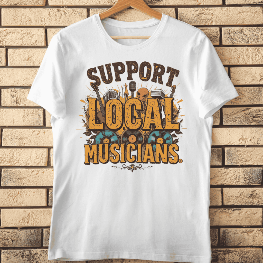 Music Instruments T-Shirt Design - MasterBundles