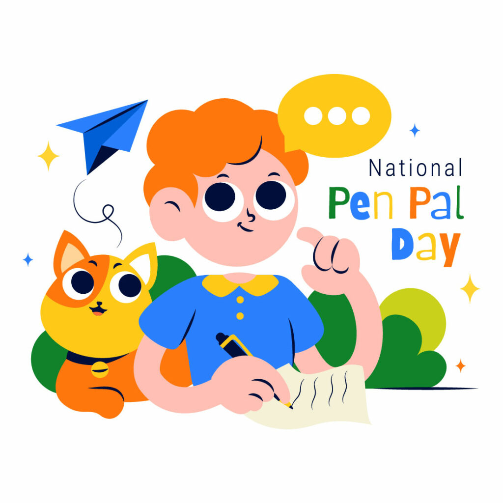 8 National Pen Pal Day Illustration - MasterBundles