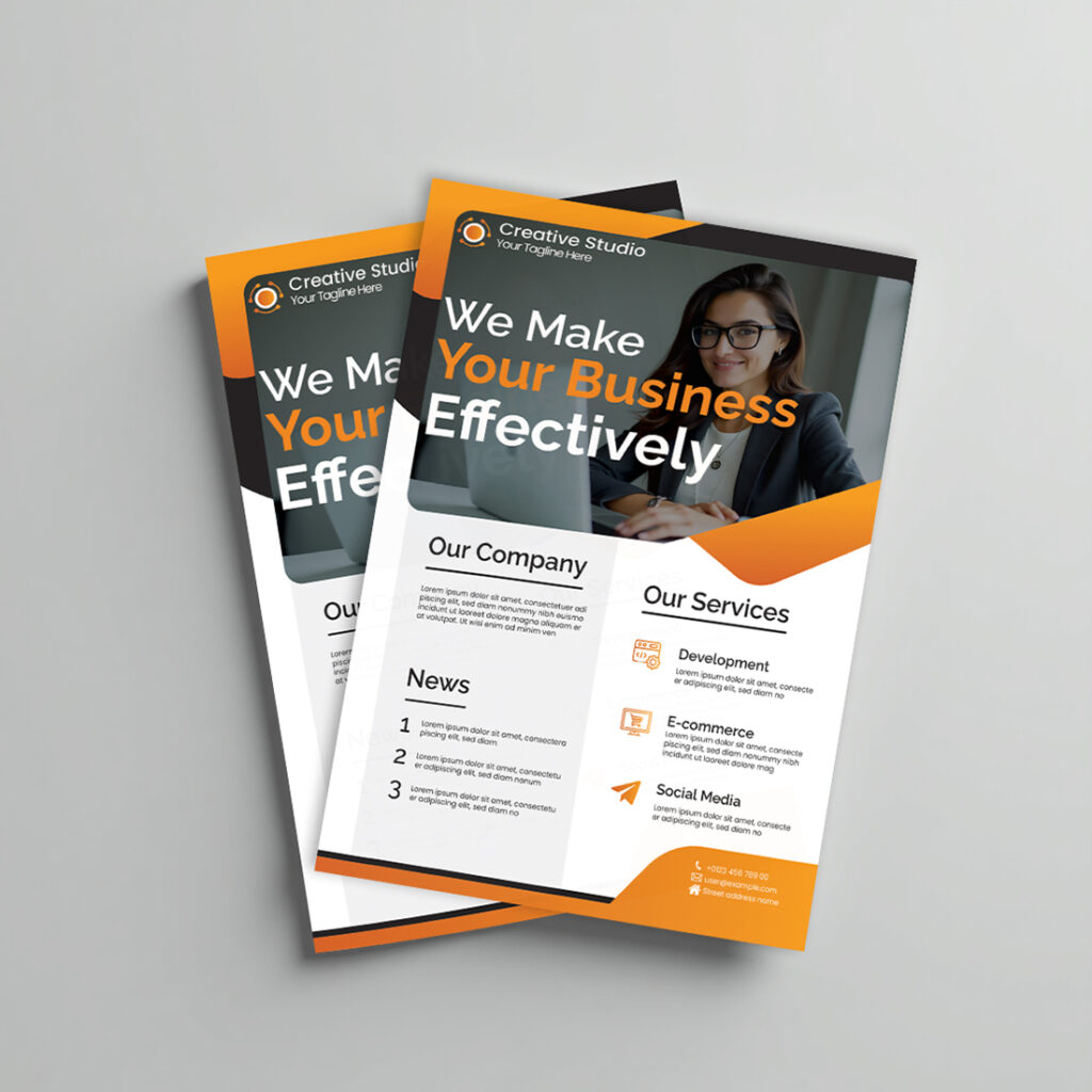 Corporate Business Flyer template Design - MasterBundles