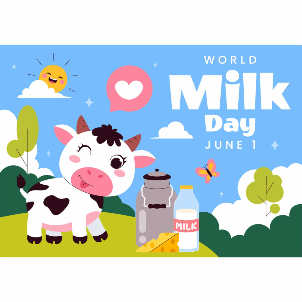 9 World Milk Day Illustration - MasterBundles