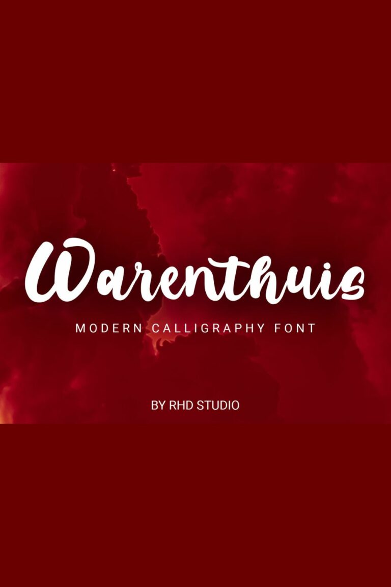 Warenthuis - Brush Handwritten Font - MasterBundles