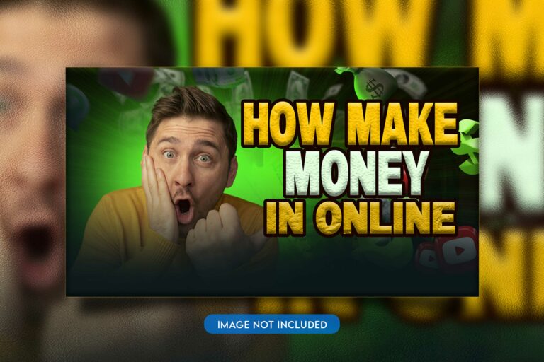 10 PSD Modern glow effect youtube video thumbnail template design fully ...