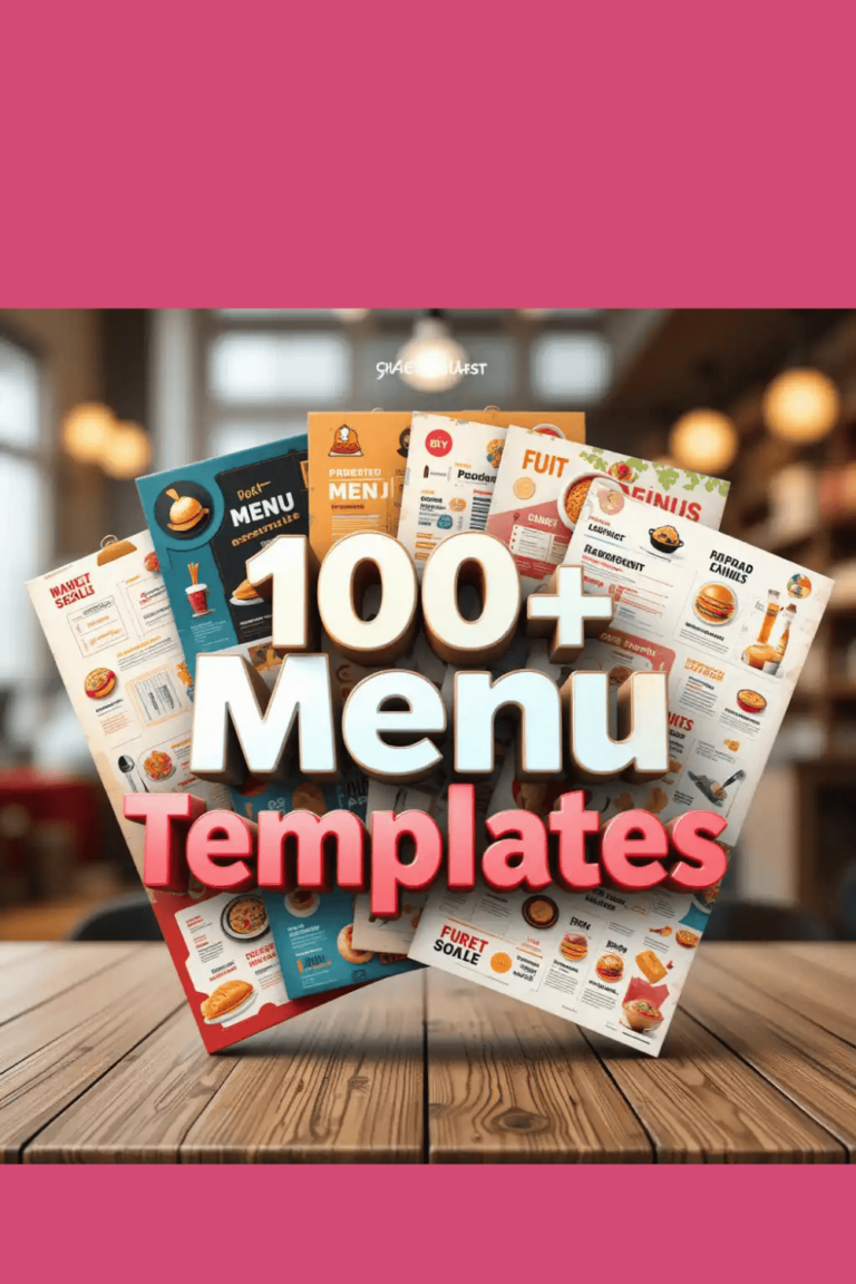 100+ Menu Templates – Editable Restaurant, Café, and Food Menus ...