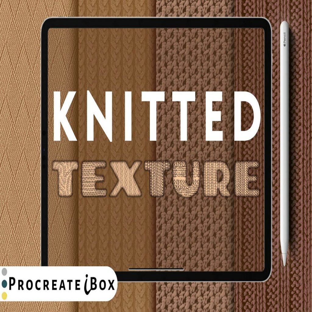 Procreate knitted texture brushes Pattern - MasterBundles