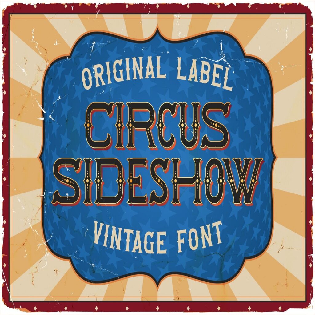 Circus Sideshow Font - MasterBundles