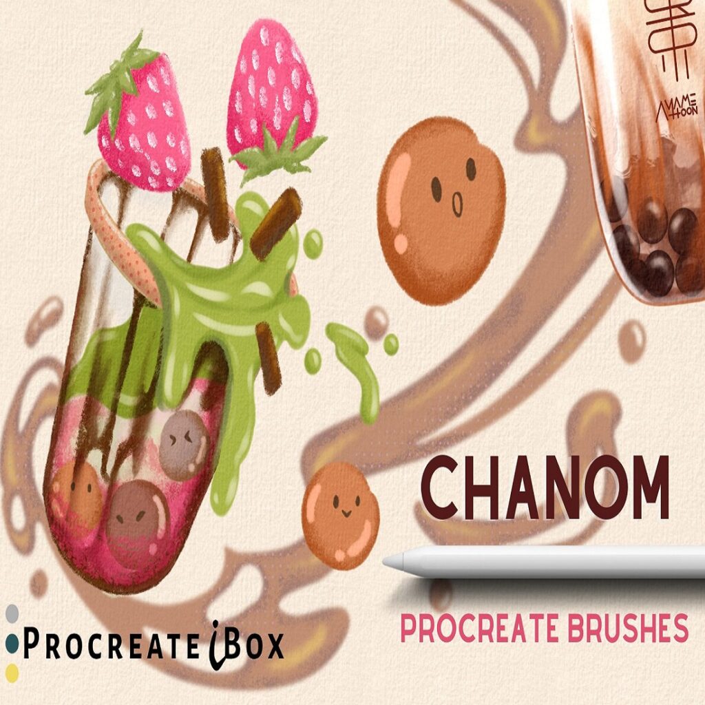 23 Chanom Procreate brushes Cute illustration brushes - MasterBundles