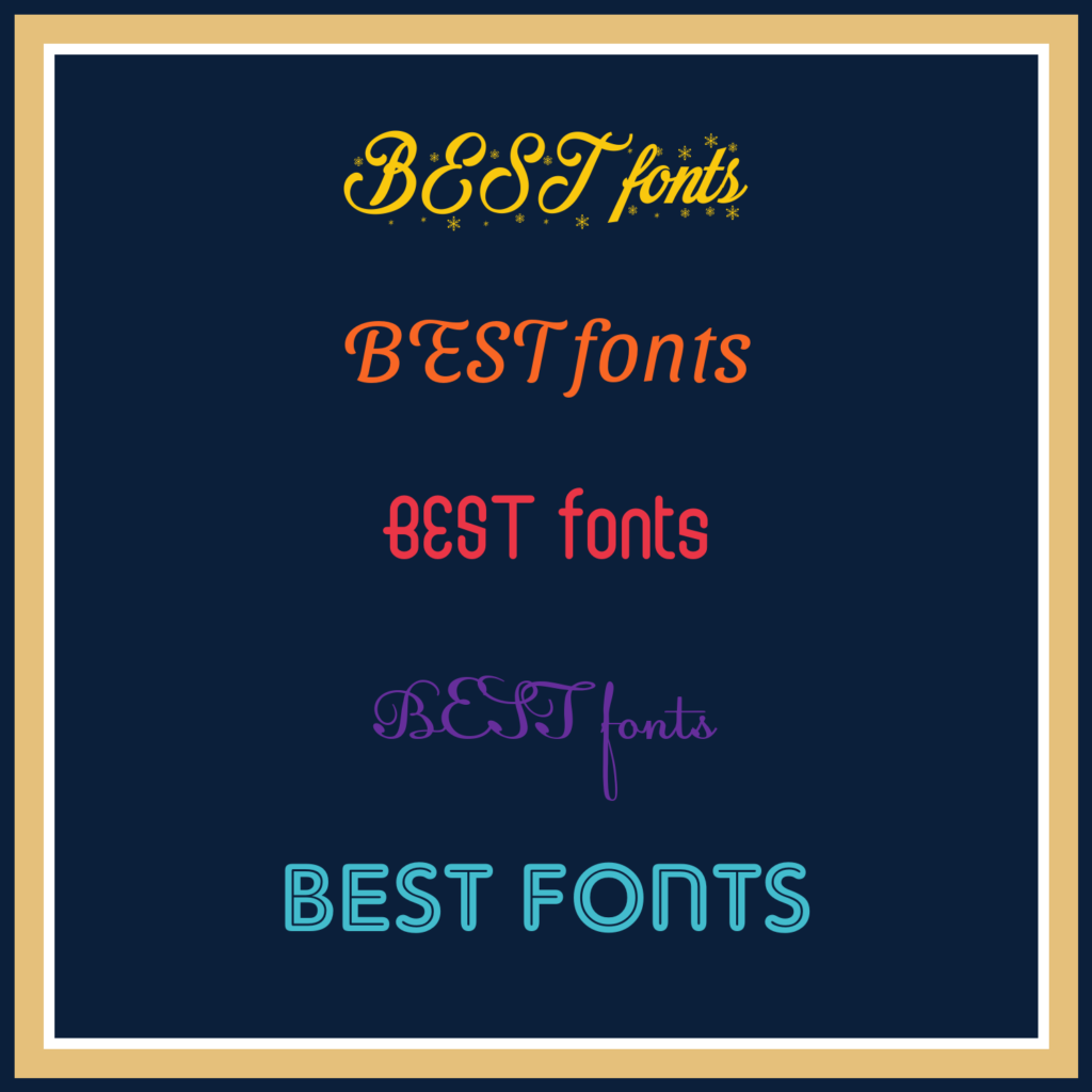 12 Best Fonts for Vinyl Lettering in 2021 – MasterBundles