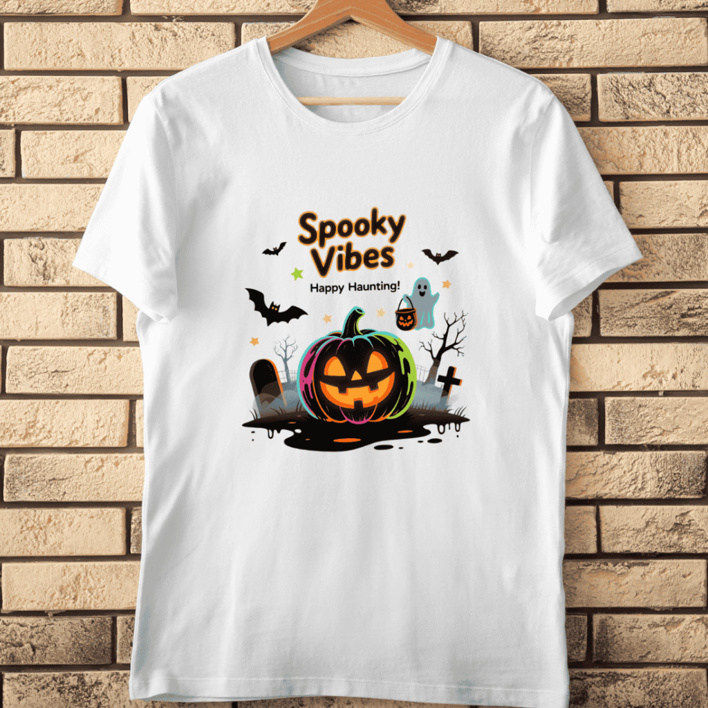 Cute Spooky T-Shirt Design - MasterBundles